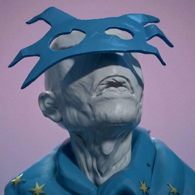 Portraits of The Demons: The Bizarre Deformed Demon Faces of Artist ...