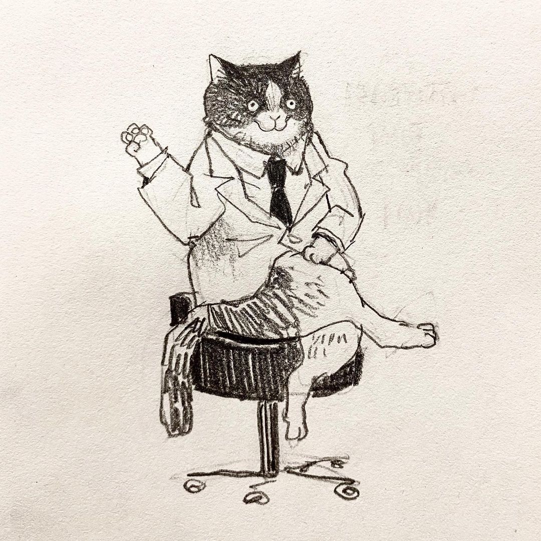Artist Cathy Lam Draws The Everyday Lives of the Cuddly Cats » Design ...