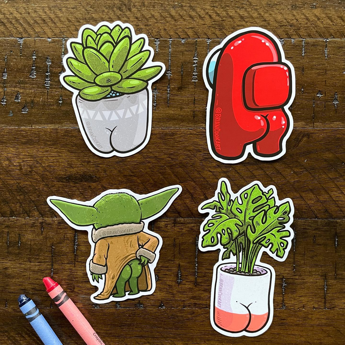 Butts on Things: Illustrator Brian Cook Draws Butts on Everything ...