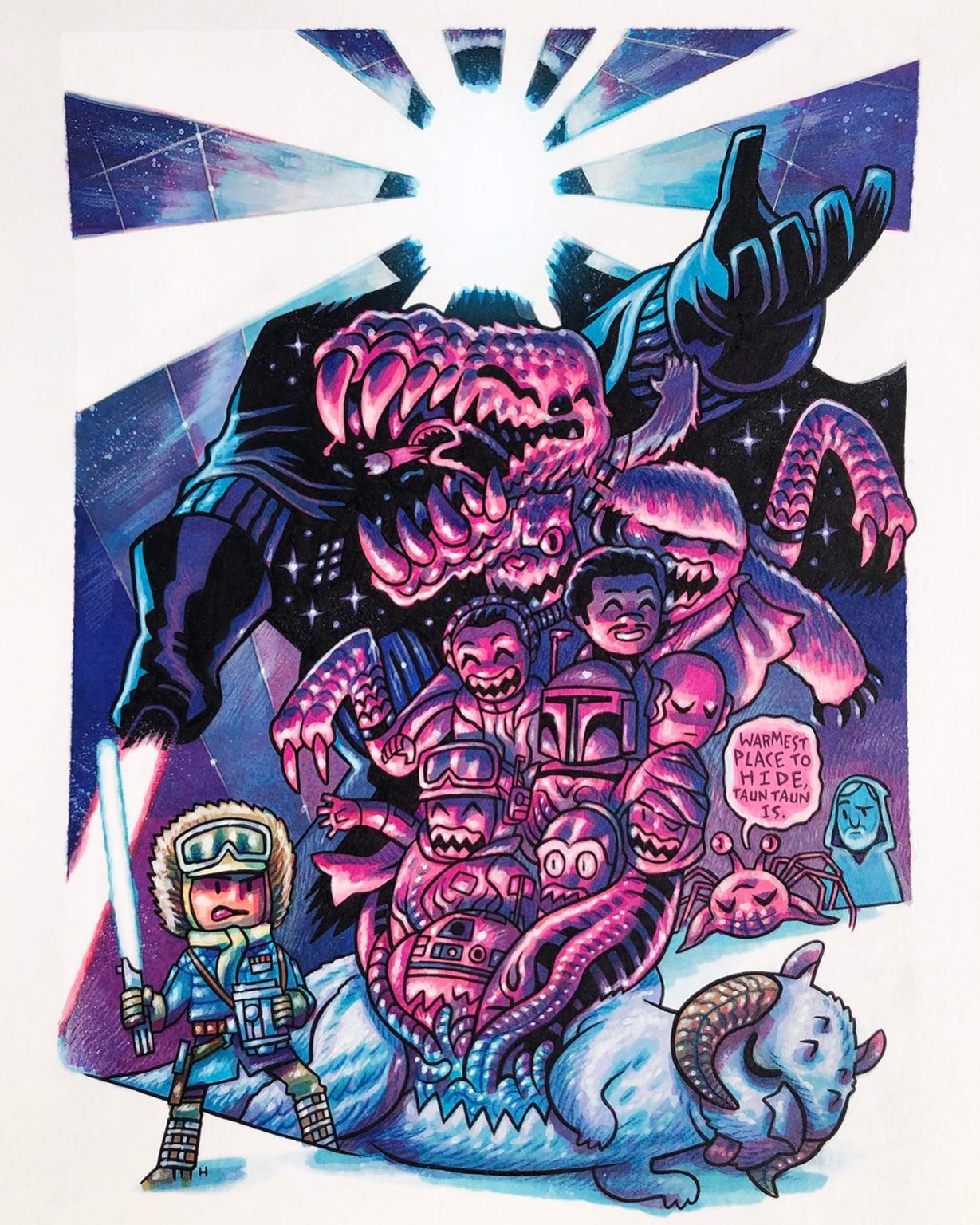 Tiny Superheroes in Superb Comic Art by Dan Hipp » Design You Trust ...