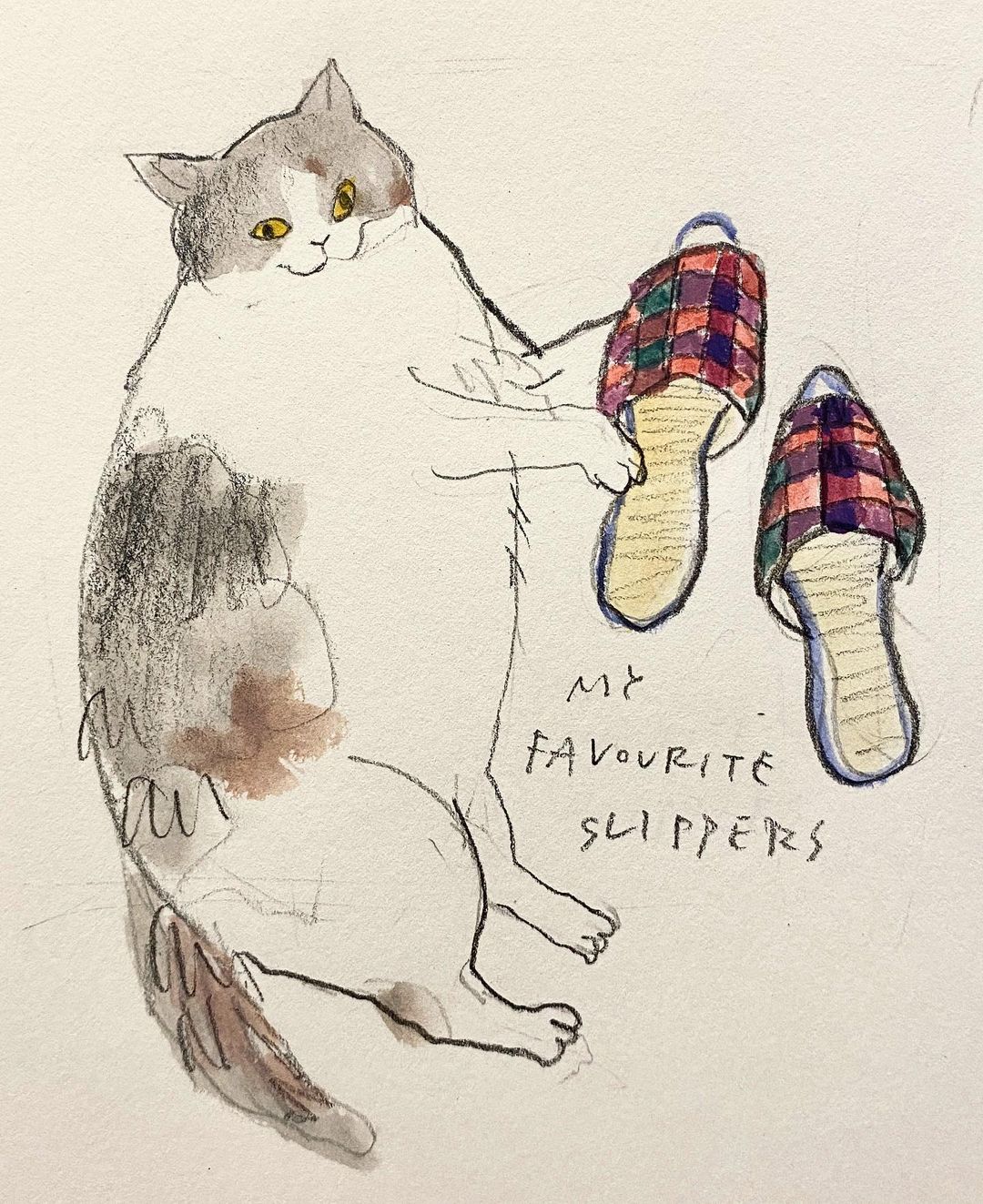 Artist Cathy Lam Draws The Everyday Lives of the Cuddly Cats » Design ...