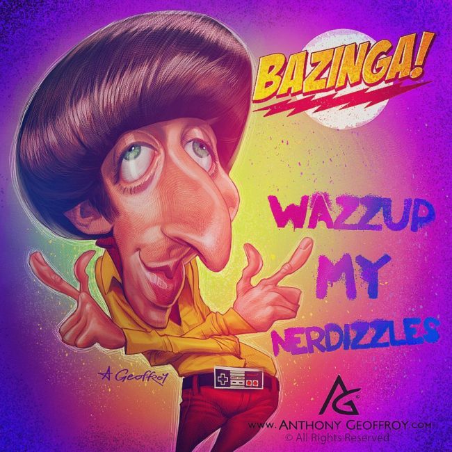 Movie Heroes and Their Faces: Superb Caricatures by Anthony Geoffroy ...