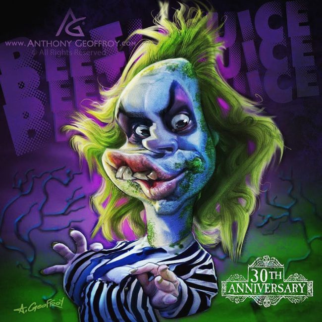 Movie Heroes and Their Faces: Superb Caricatures by Anthony Geoffroy ...