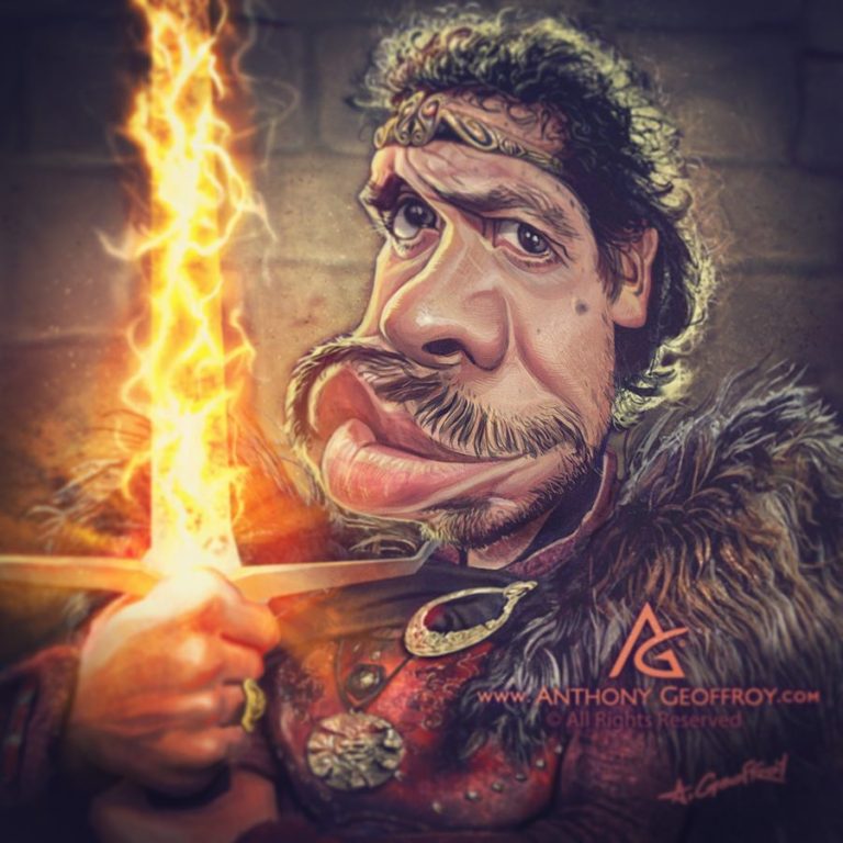 Movie Heroes and Their Faces: Superb Caricatures by Anthony Geoffroy ...