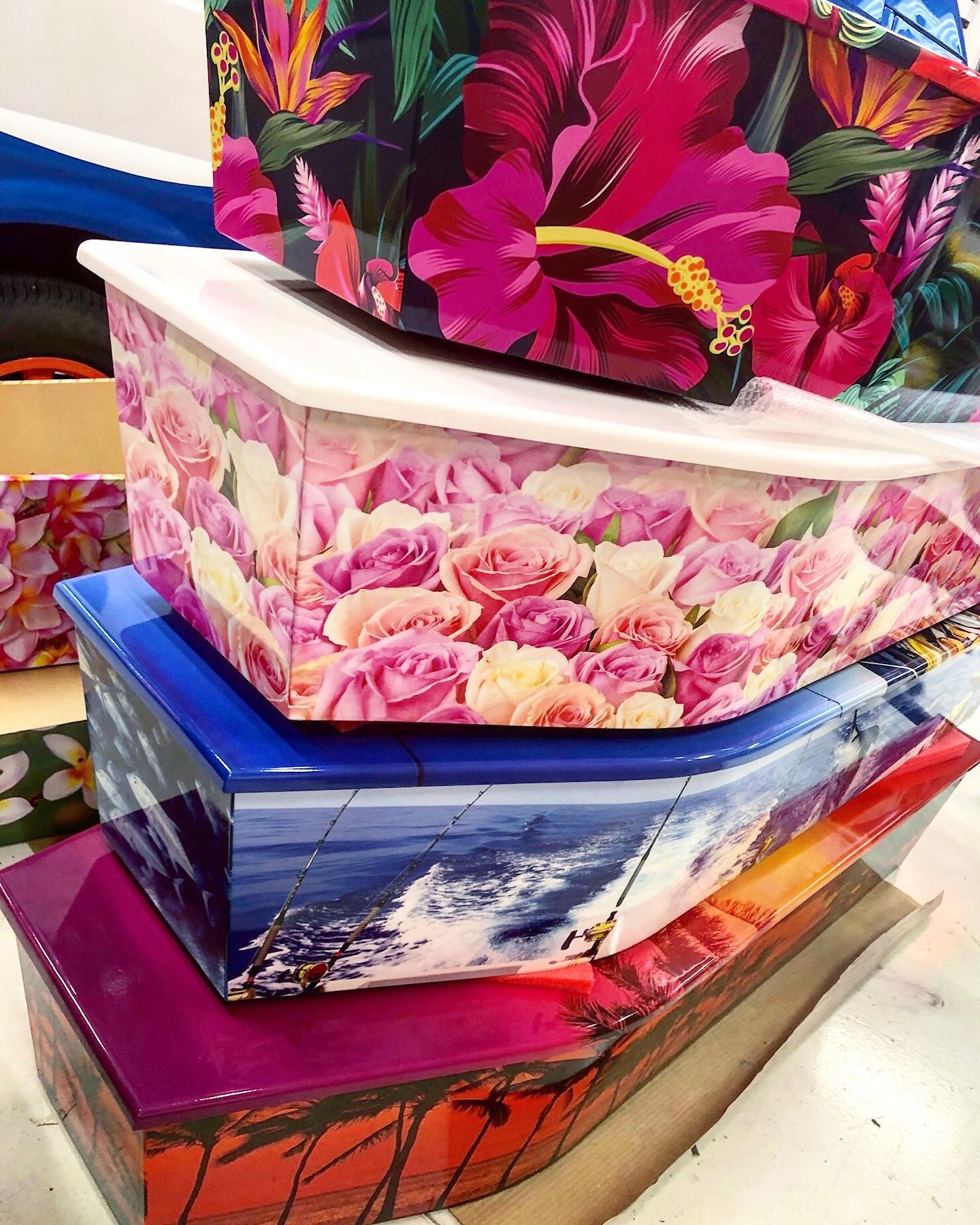 “Bury Me In a Donut”: Colorful Coffins Lighten Mood at New Zealand ...