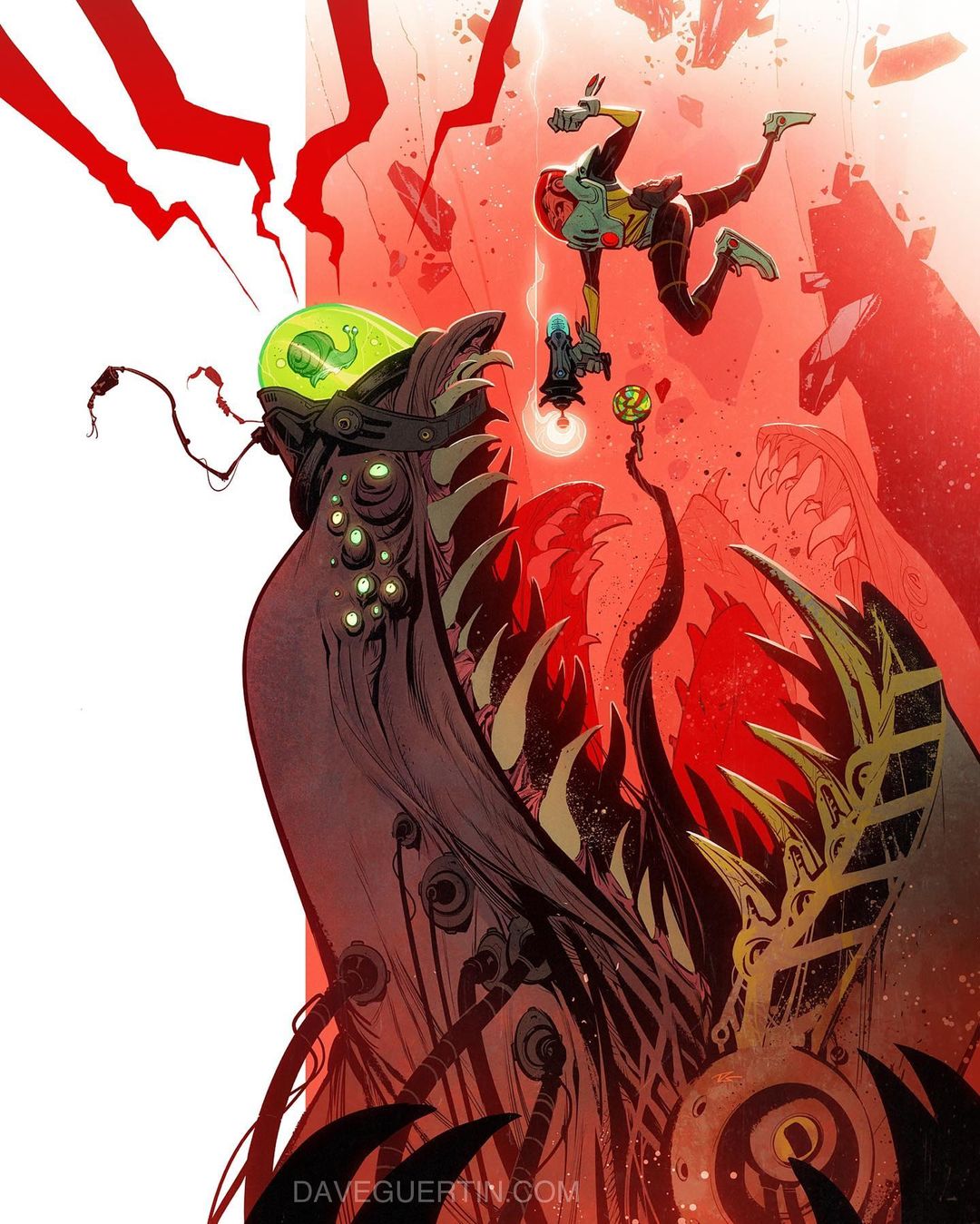 Madness and Power: Stylish Monsters Illustrated by Dave Guertin ...