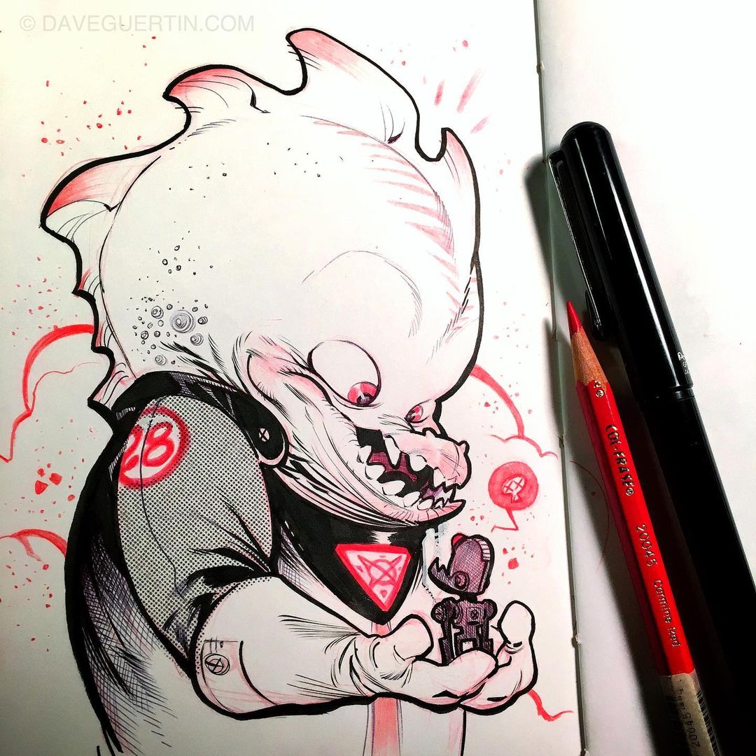 Madness and Power: Stylish Monsters Illustrated by Dave Guertin ...