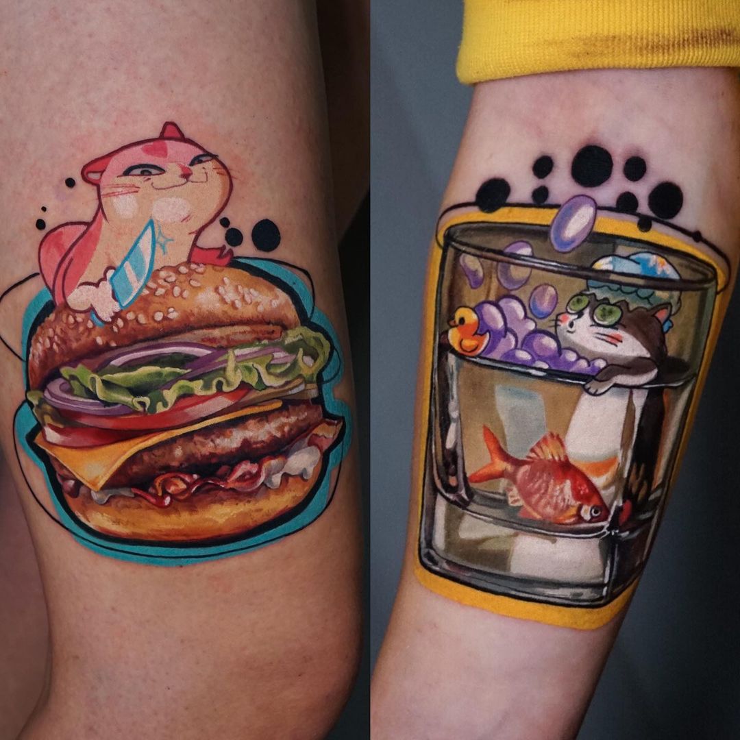 From Chucky to Elon Musk: Mindblowing Colorful Tatoos by Daria ...