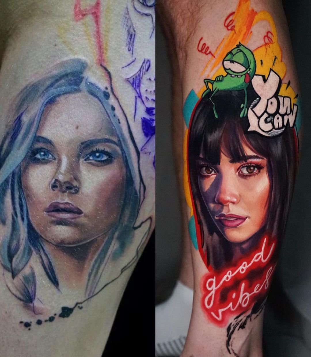 From Chucky to Elon Musk: Mindblowing Colorful Tatoos by Daria ...
