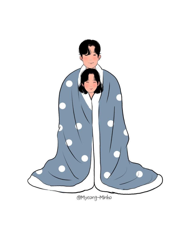 Korean Artist Illustrates The Daily Life Of A Loving Couple In An ...