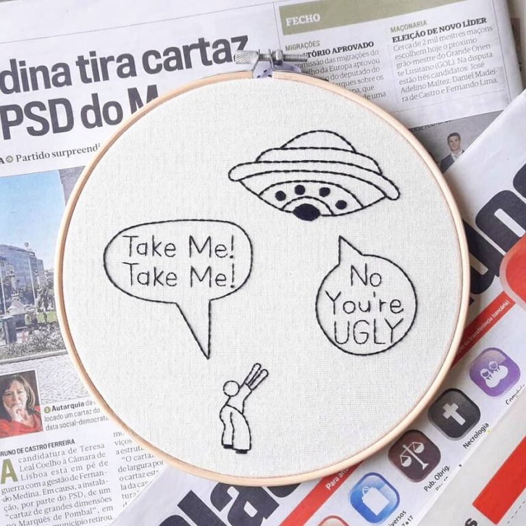 Artist Couple Creates Unapologetic Embroideries With Funny And Honest ...