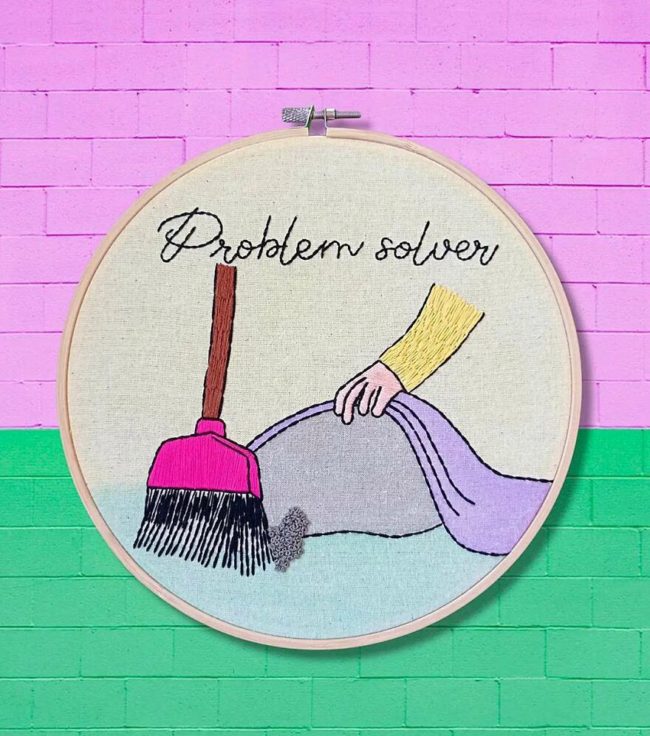 Artist Couple Creates Unapologetic Embroideries With Funny And Honest ...