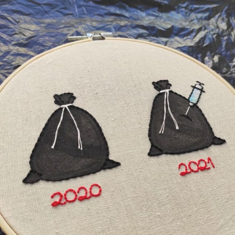 Artist Couple Creates Unapologetic Embroideries With Funny And Honest ...