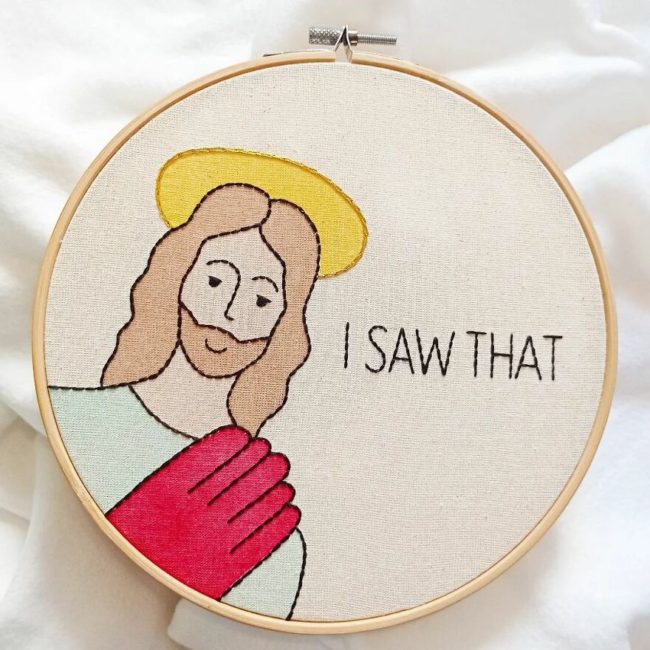 Artist Couple Creates Unapologetic Embroideries With Funny And Honest ...