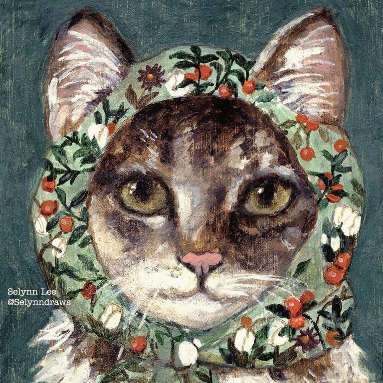 Selynn Lee Draws Cute Pets in Headscarves » Design You Trust — Design ...