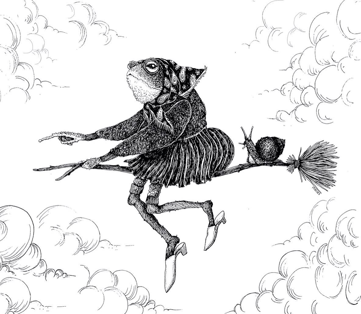 Toads, Witches and Satan: Superb Drawings by Bill Crisafi » Design You ...