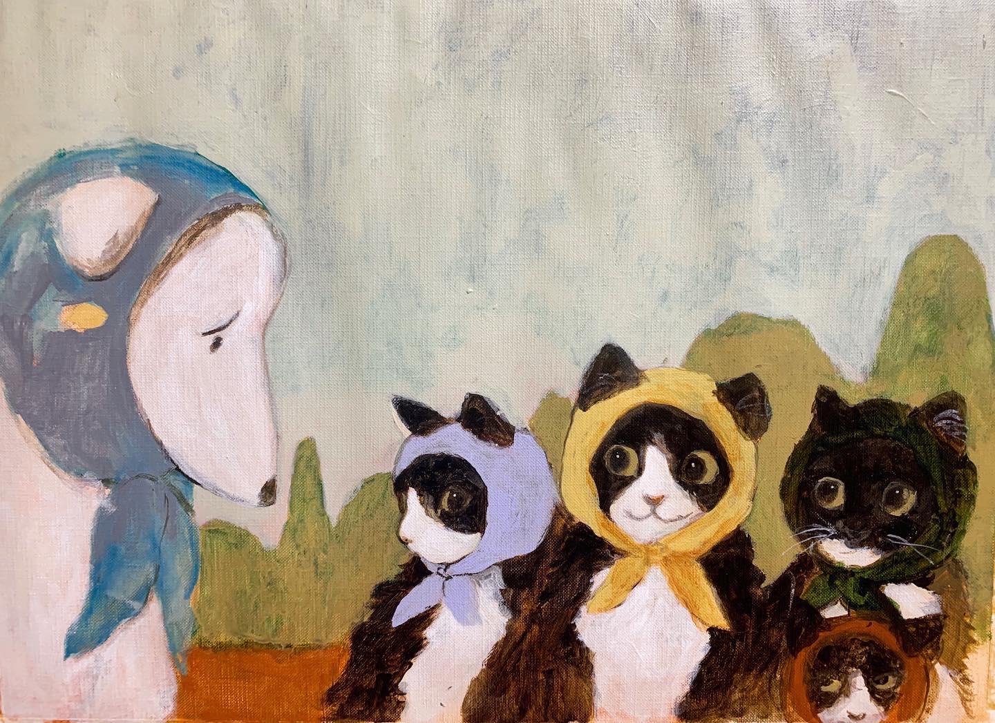 Selynn Lee Draws Cute Pets in Headscarves » Design You Trust — Design ...