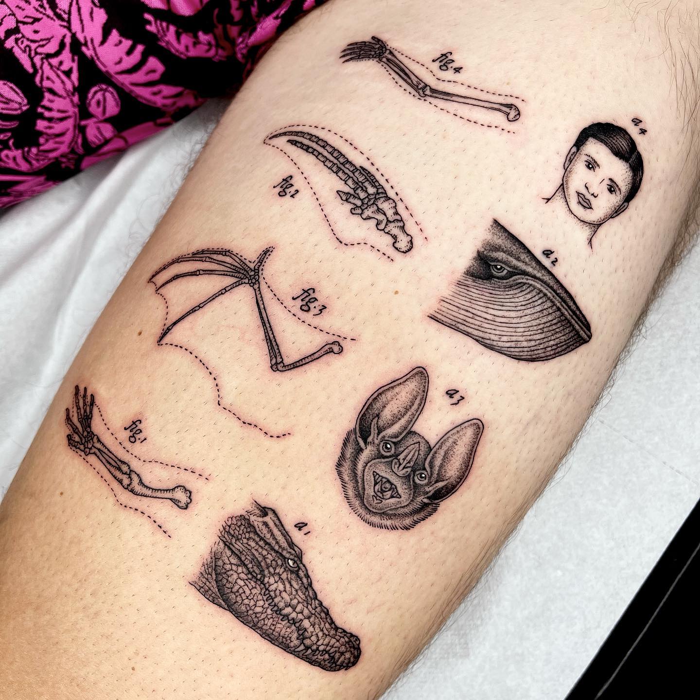 Artist Creates Tattoos Inspired By Scientific And Strange Subjects ...