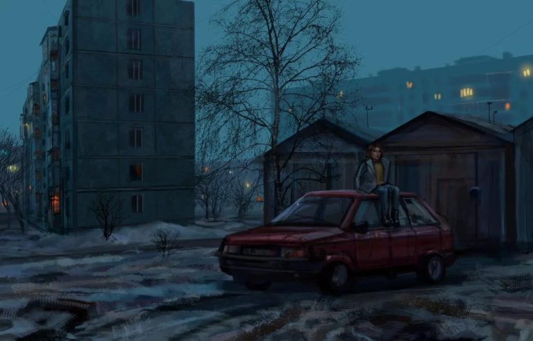 Anonymous Artist Draws Soulful Pictures of Life in The Russian ...