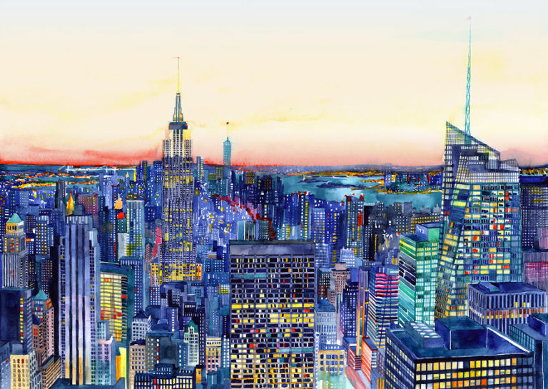 An Architect Paints Famous Cities Around The World In Watercolor ...