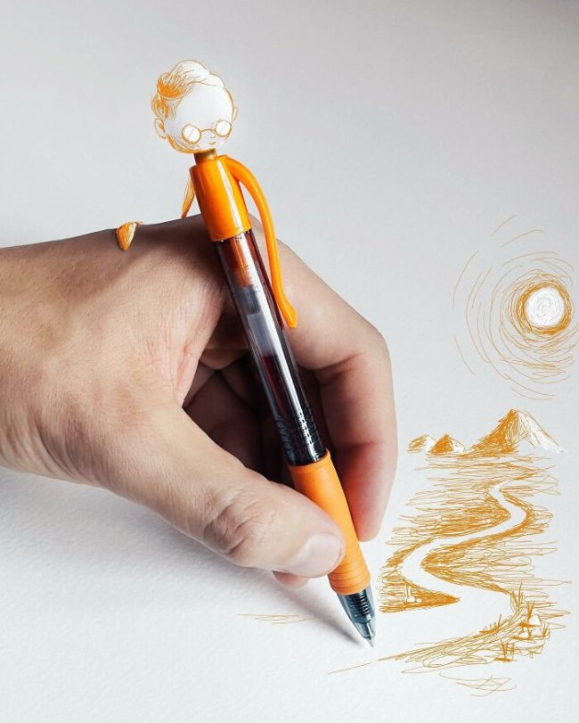 Life in a Notebook: This Prague-Based Artist Draws Interactive ...