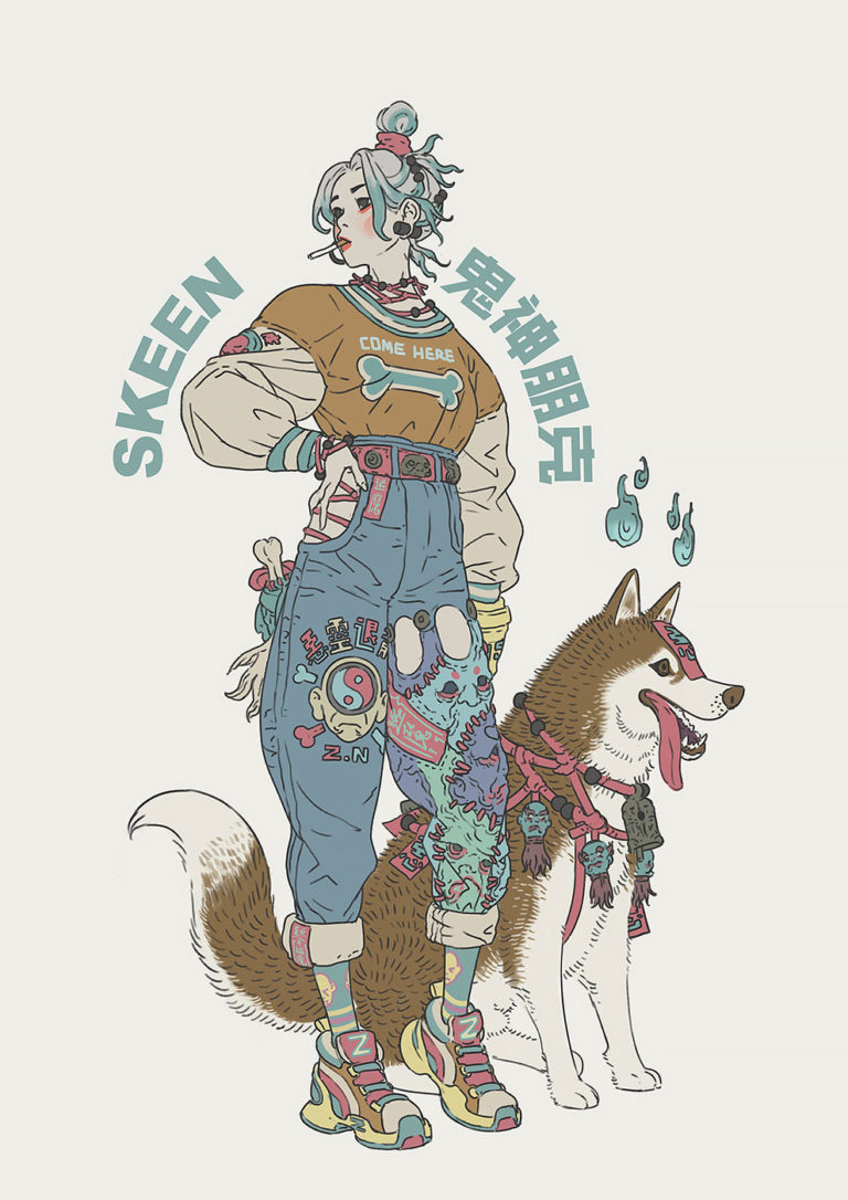 Naughty, Heroic, Mysterious and Fascinating Asian Girls in Superb Illustrations by Zeen Chin ...