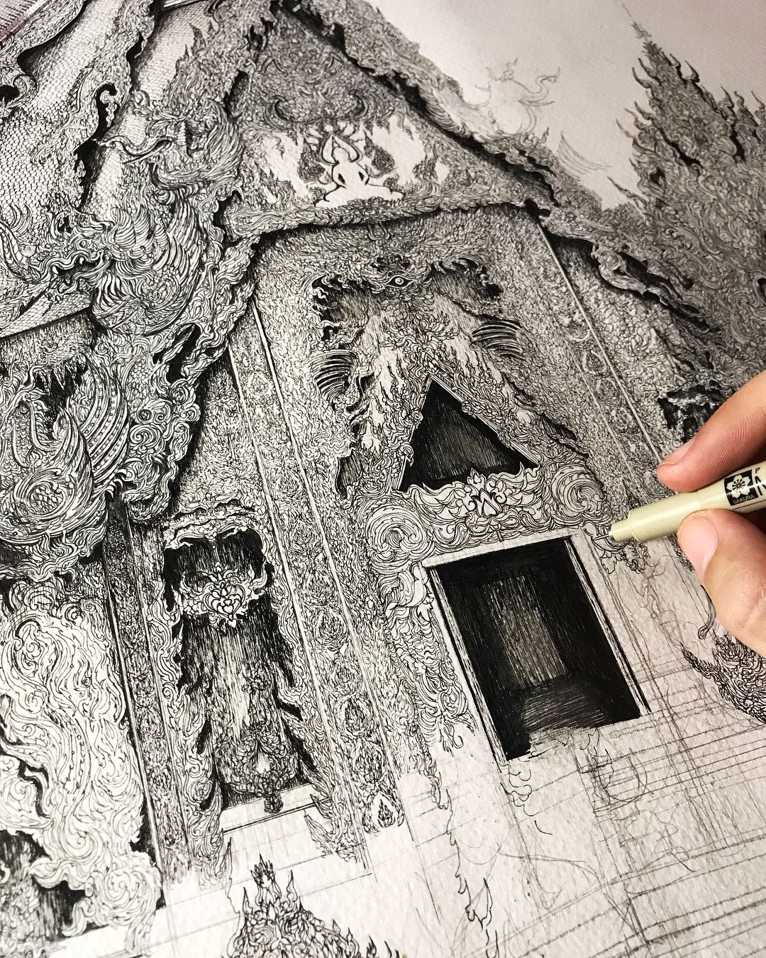 Artist Creates Incredibly Detailed Architecture Drawings That You Could ...