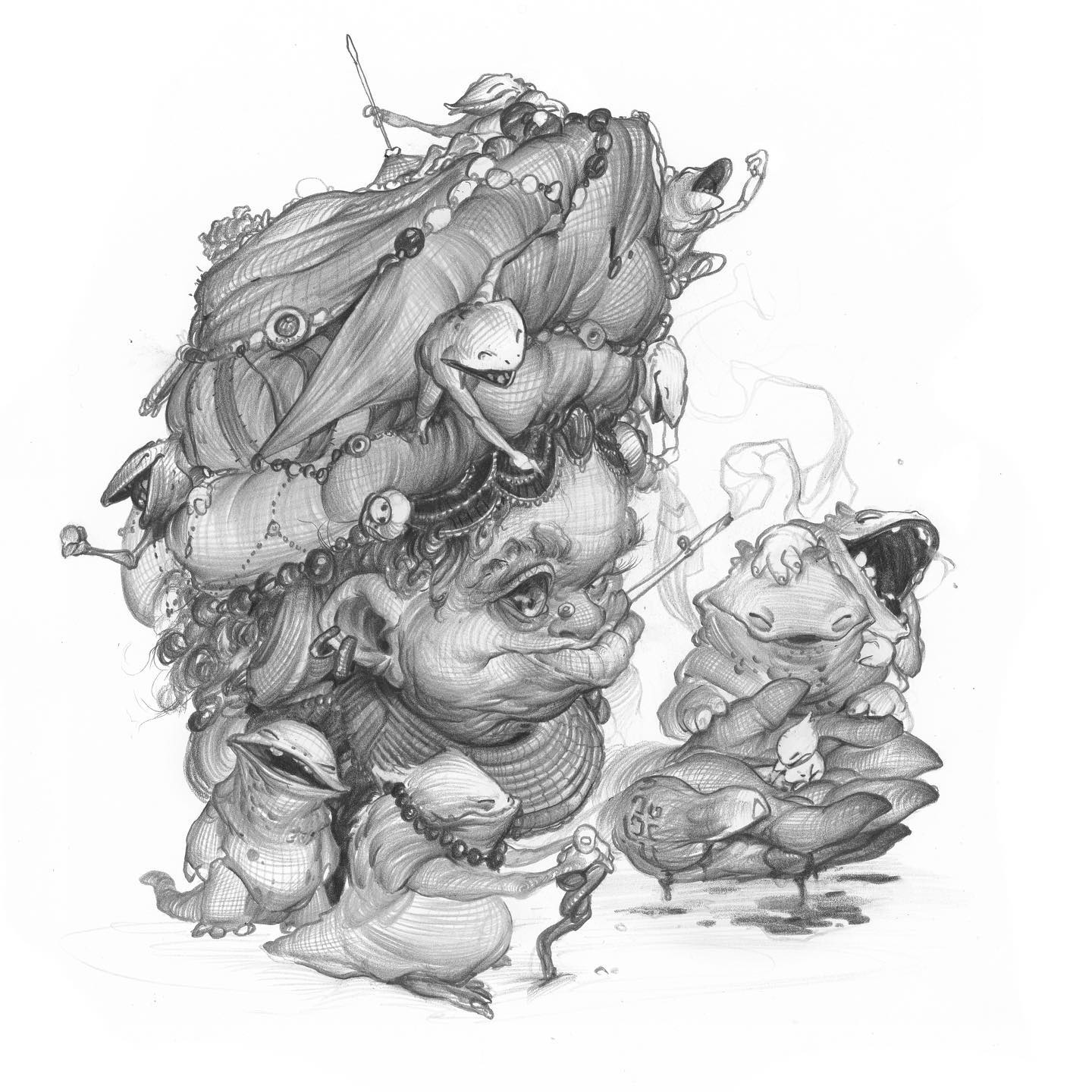 Shamanic Tales: The Superb Pencil Sketches by Gary Villarreal » Design ...