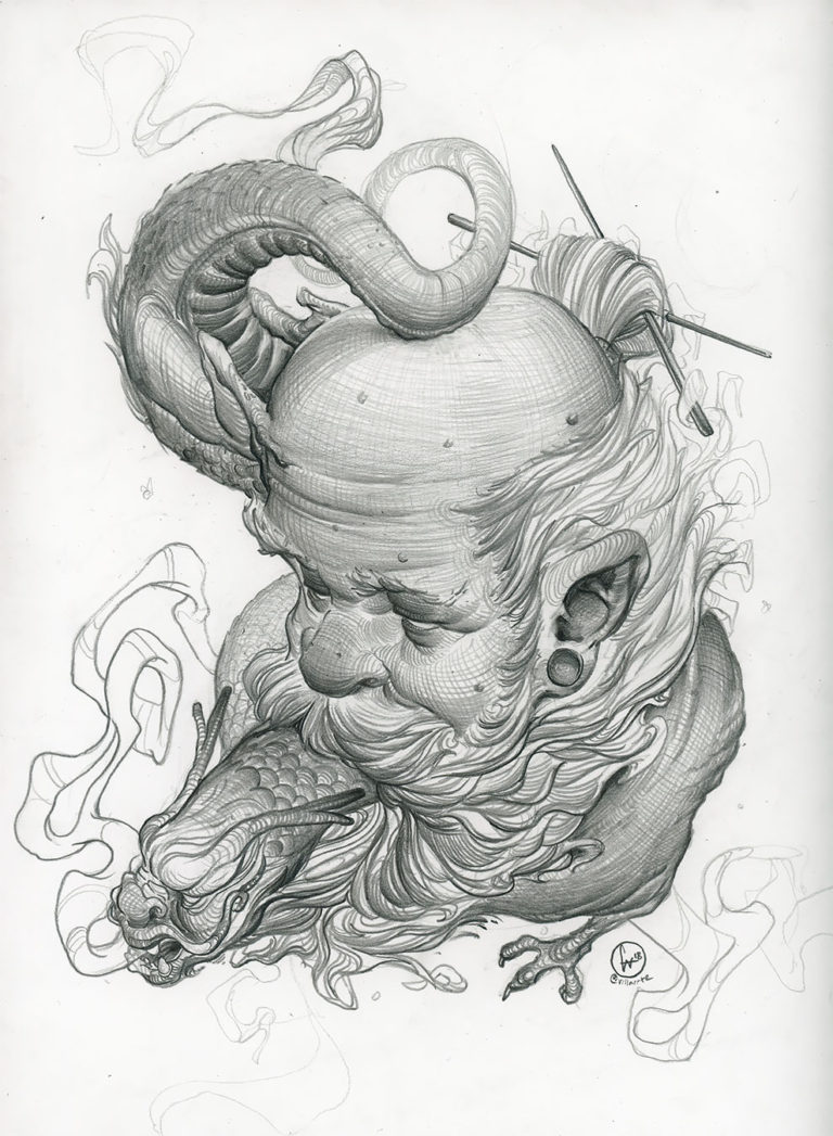 Shamanic Tales: The Superb Pencil Sketches by Gary Villarreal » Design ...
