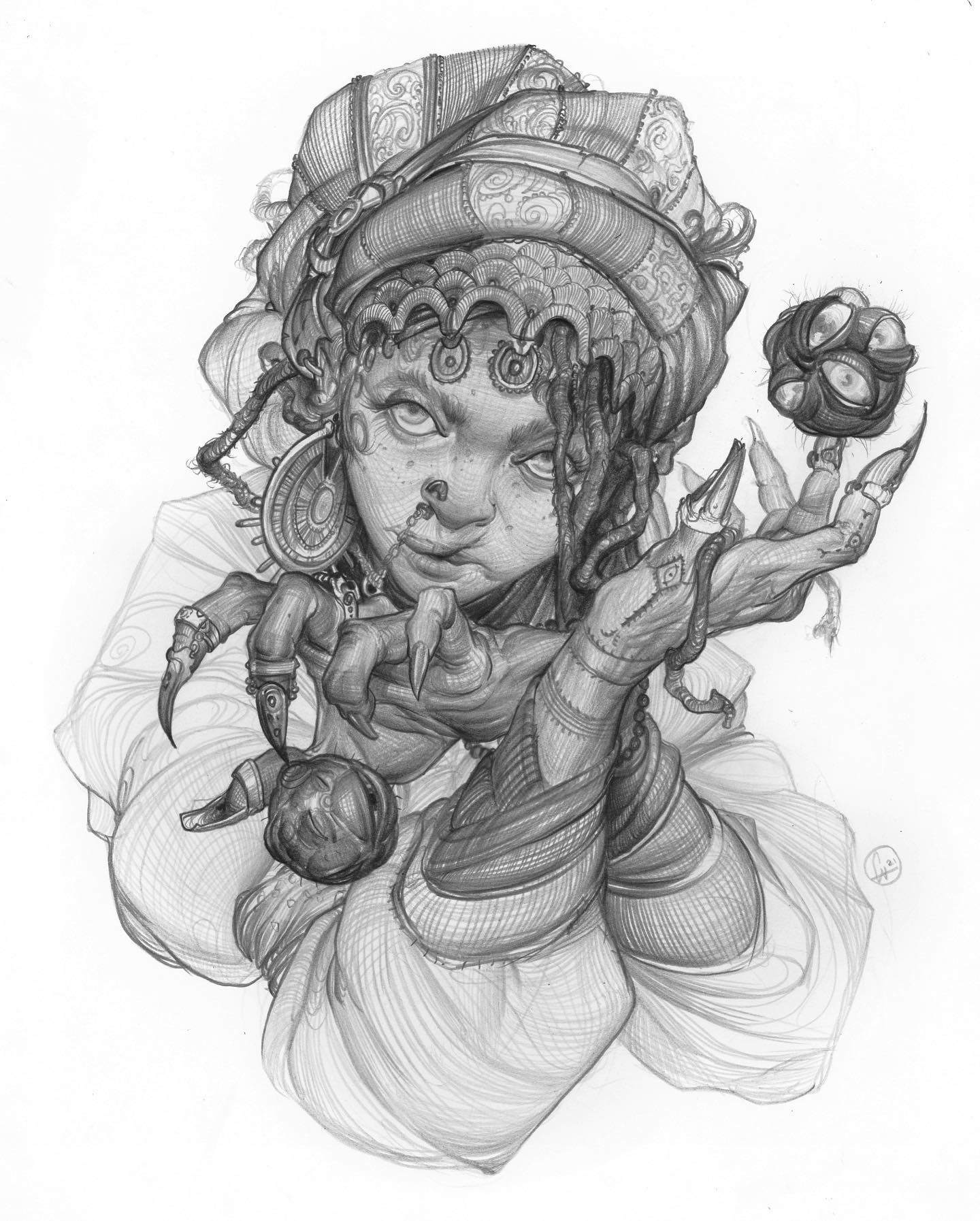 Shamanic Tales: The Superb Pencil Sketches by Gary Villarreal » Design ...