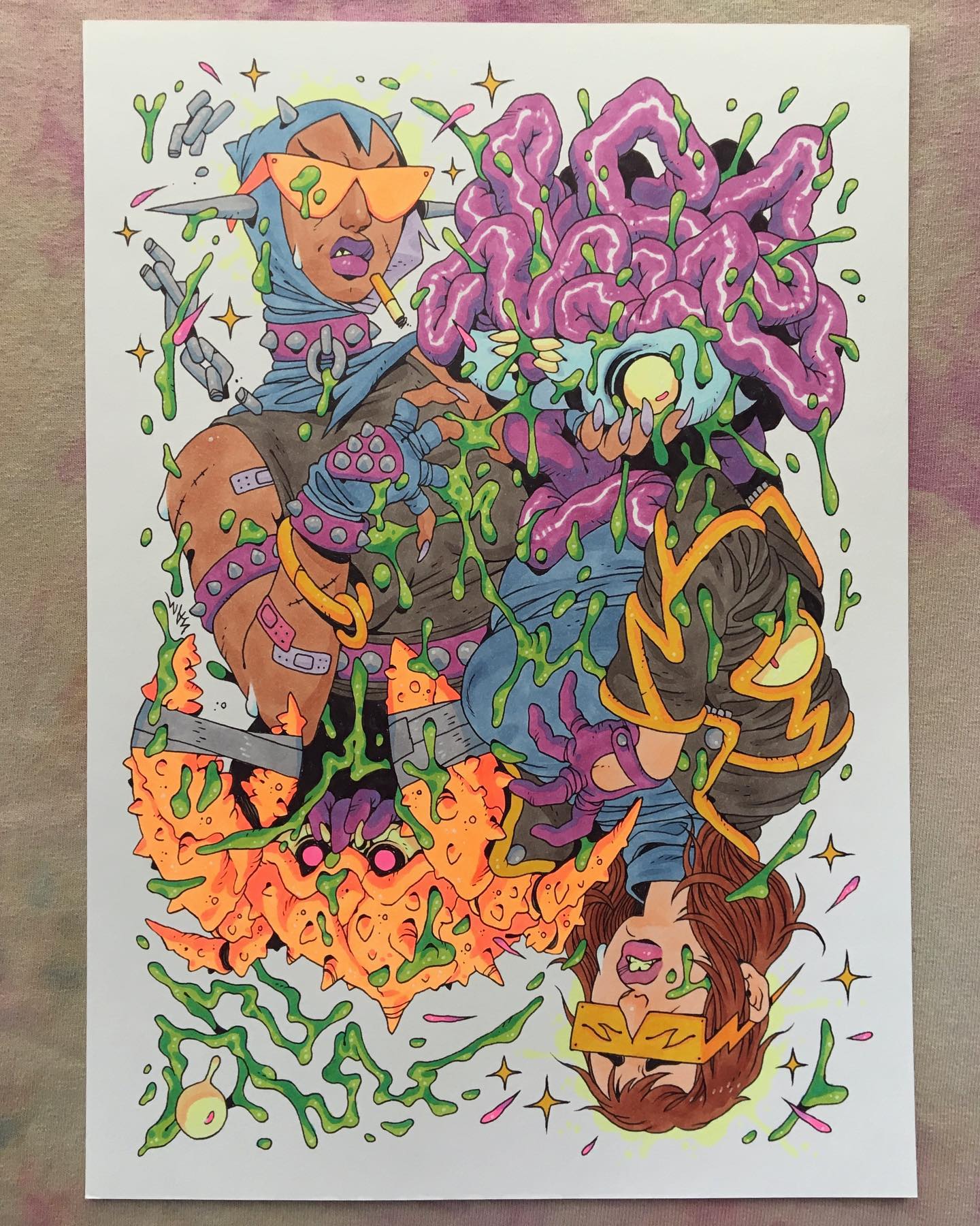 Green Slime and Bizarre Creatures: Sam McKenzie’s Acid Art » Design You ...