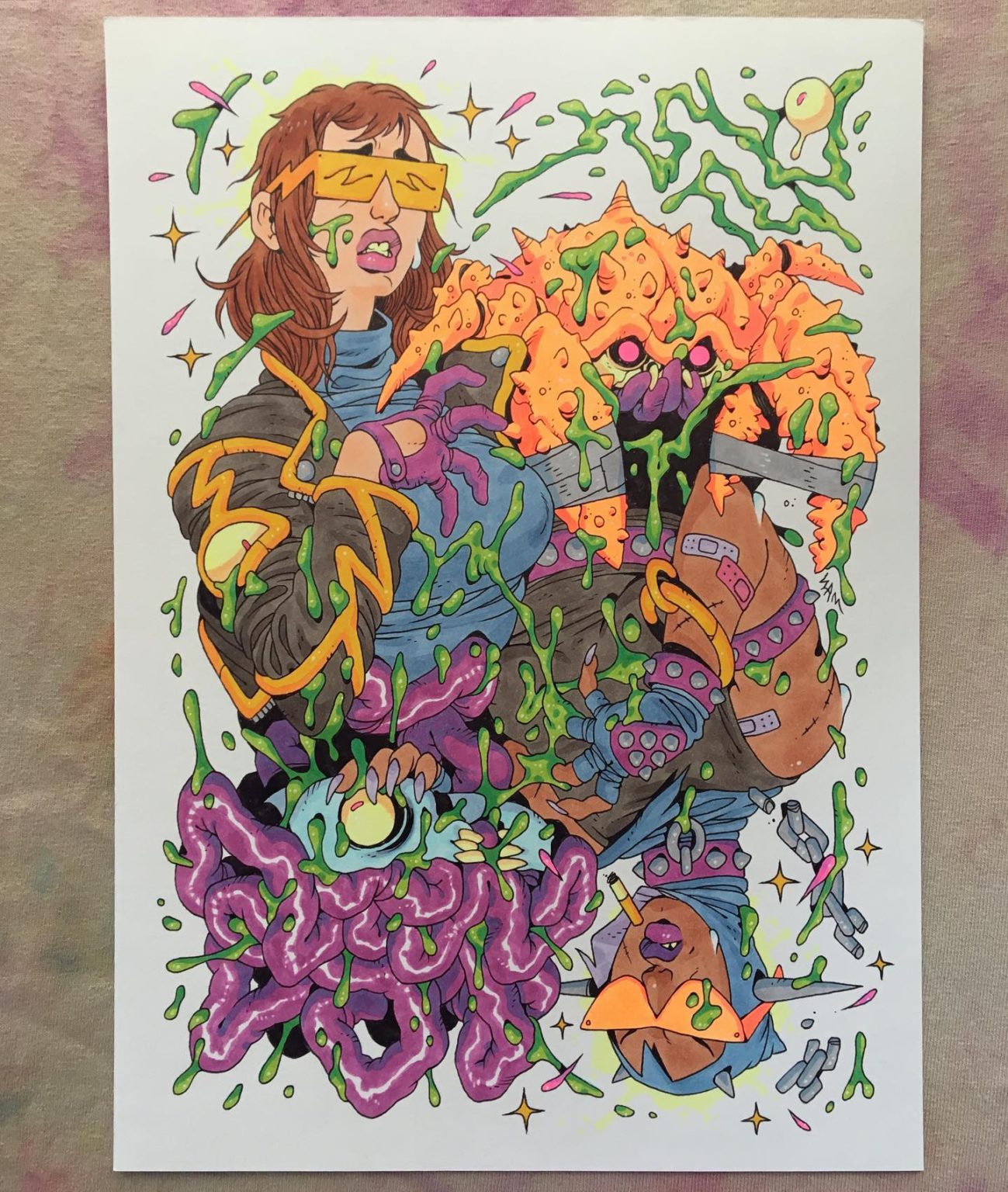 Green Slime and Bizarre Creatures: Sam McKenzie’s Acid Art » Design You ...
