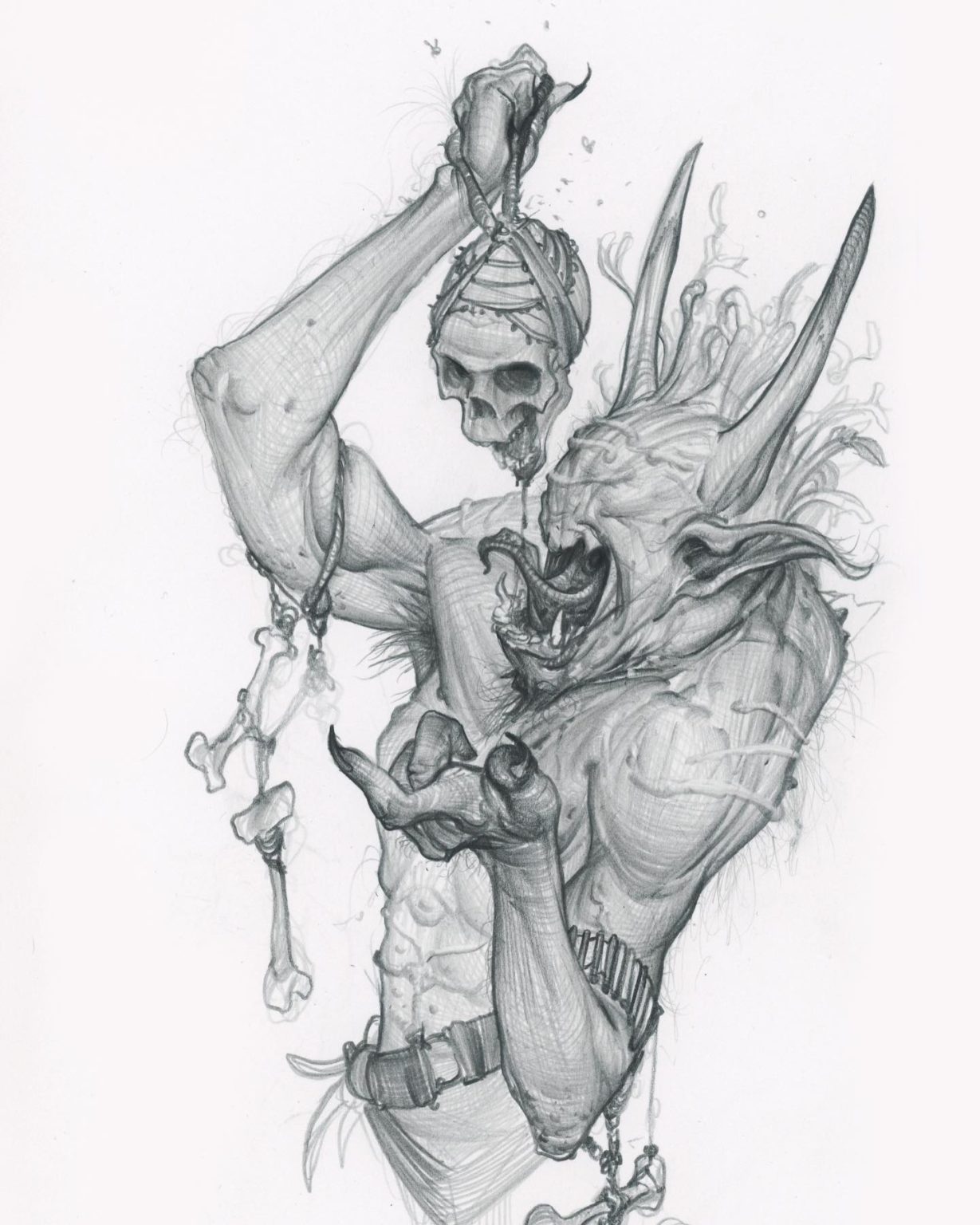 Shamanic Tales: The Superb Pencil Sketches by Gary Villarreal » Design ...
