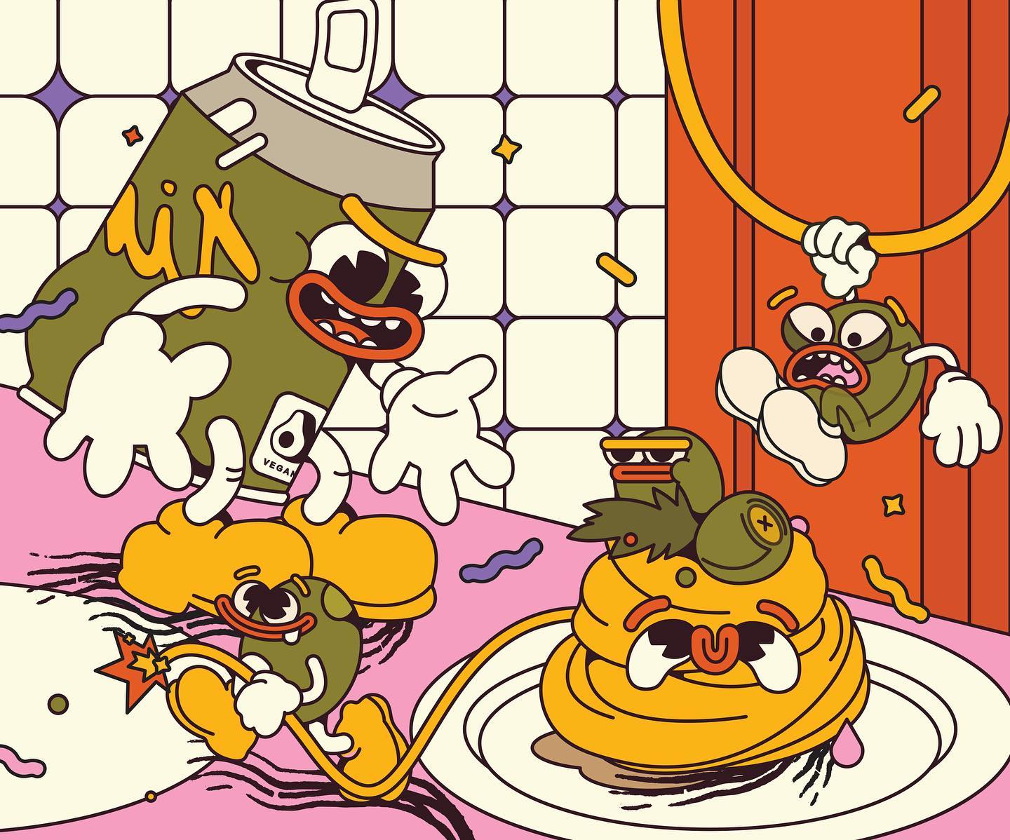 Wacky and Colorful Illustrations by Valeriia Potaichuk » Design You ...