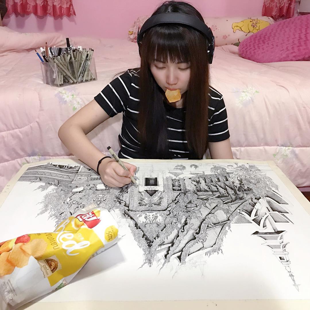 Artist Creates Incredibly Detailed Architecture Drawings That You Could ...