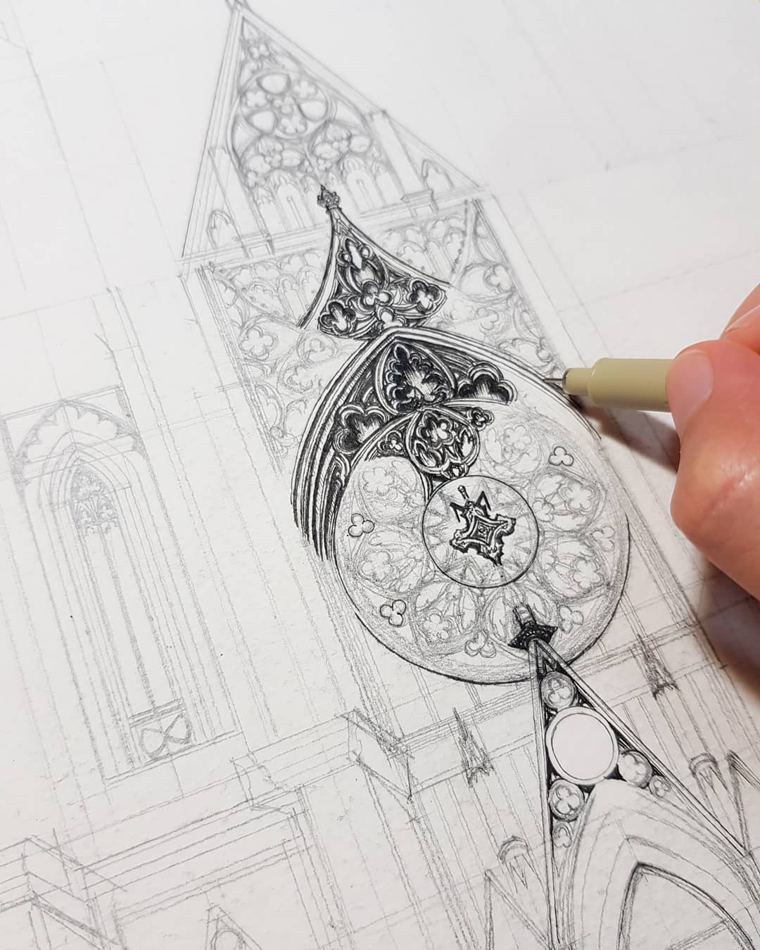 Artist Creates Incredibly Detailed Architecture Drawings That You Could ...
