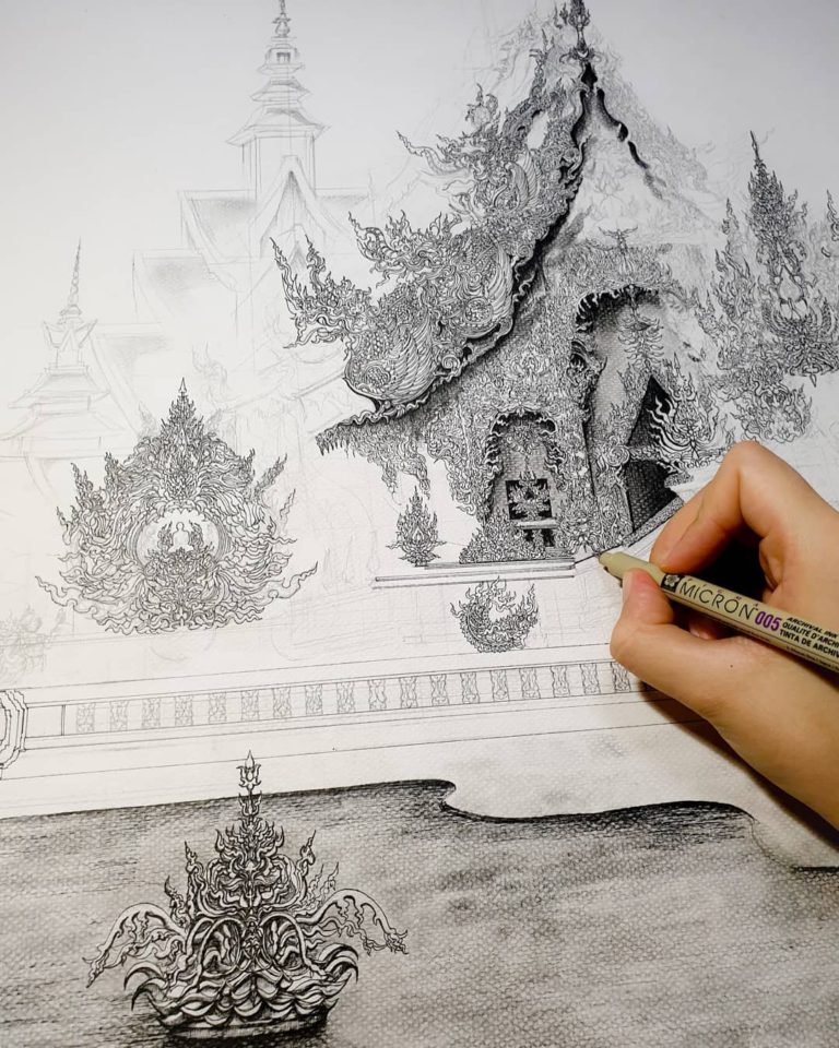 Artist Creates Incredibly Detailed Architecture Drawings That You Could ...