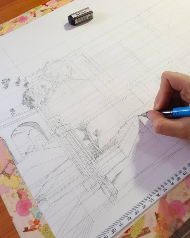 Artist Creates Incredibly Detailed Architecture Drawings That You Could ...