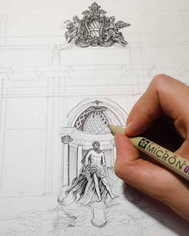 Artist Creates Incredibly Detailed Architecture Drawings That You Could ...