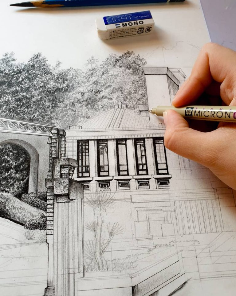Artist Creates Incredibly Detailed Architecture Drawings That You Could ...