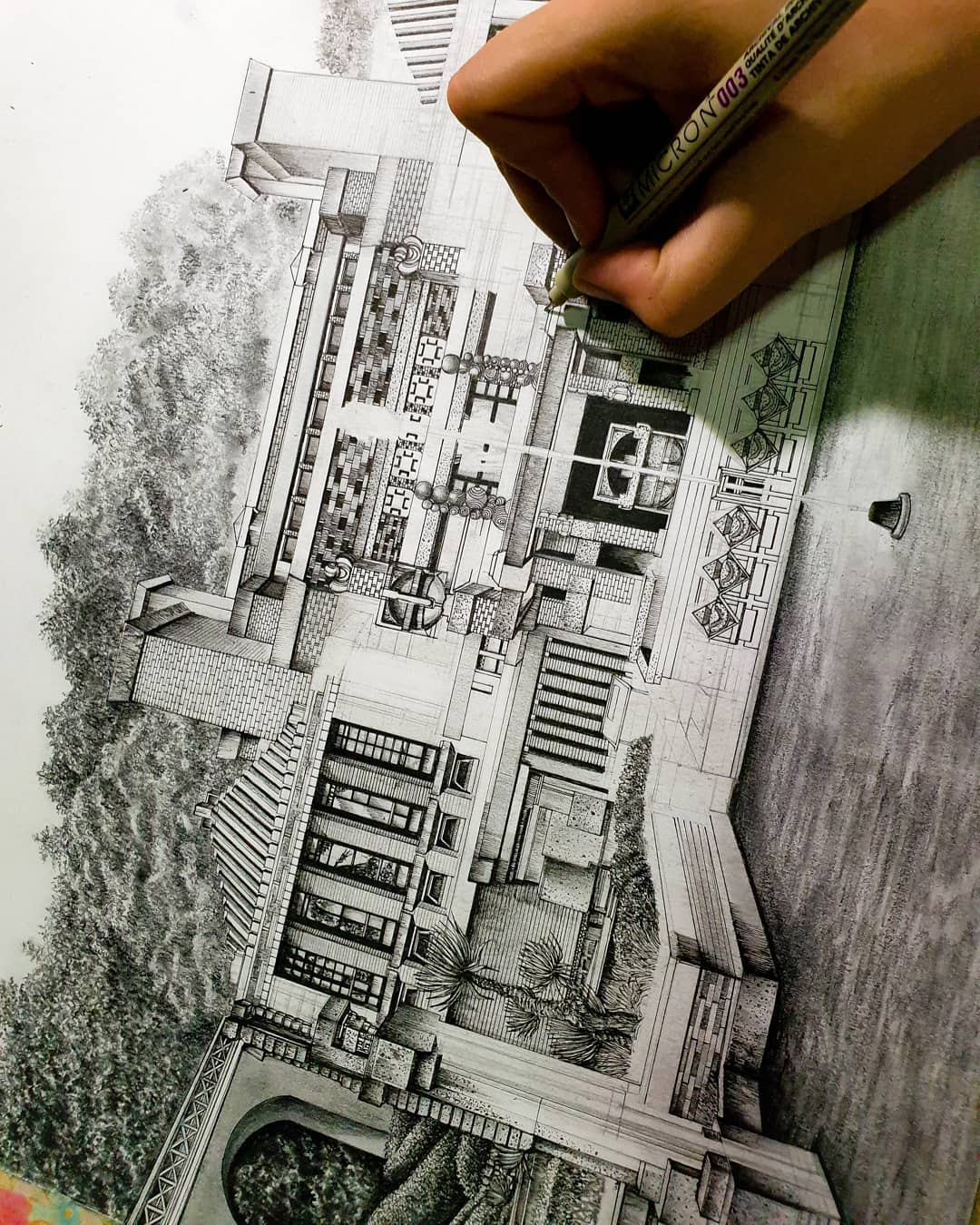 Artist Creates Incredibly Detailed Architecture Drawings That You Could ...