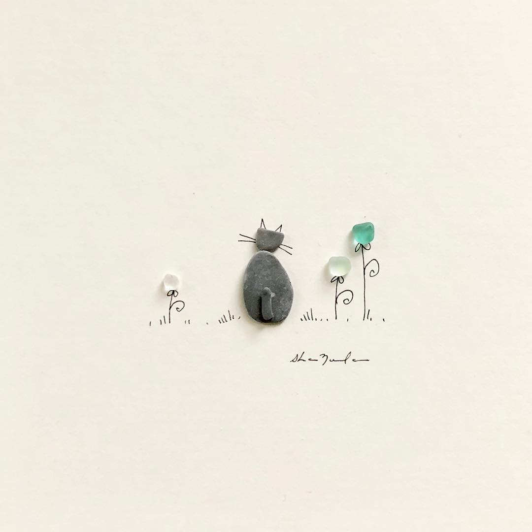 Canadian Artist Sharon Nowlan Creates Stunning and Enchanting Pebble ...