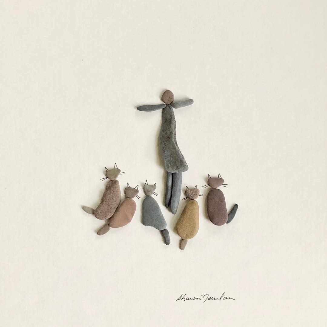 Canadian Artist Sharon Nowlan Creates Stunning and Enchanting Pebble ...