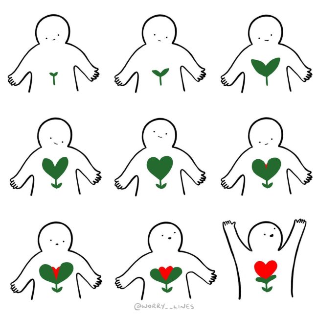 Mildly Uplifting Drawings by Worry Lines » Design You Trust — Design ...