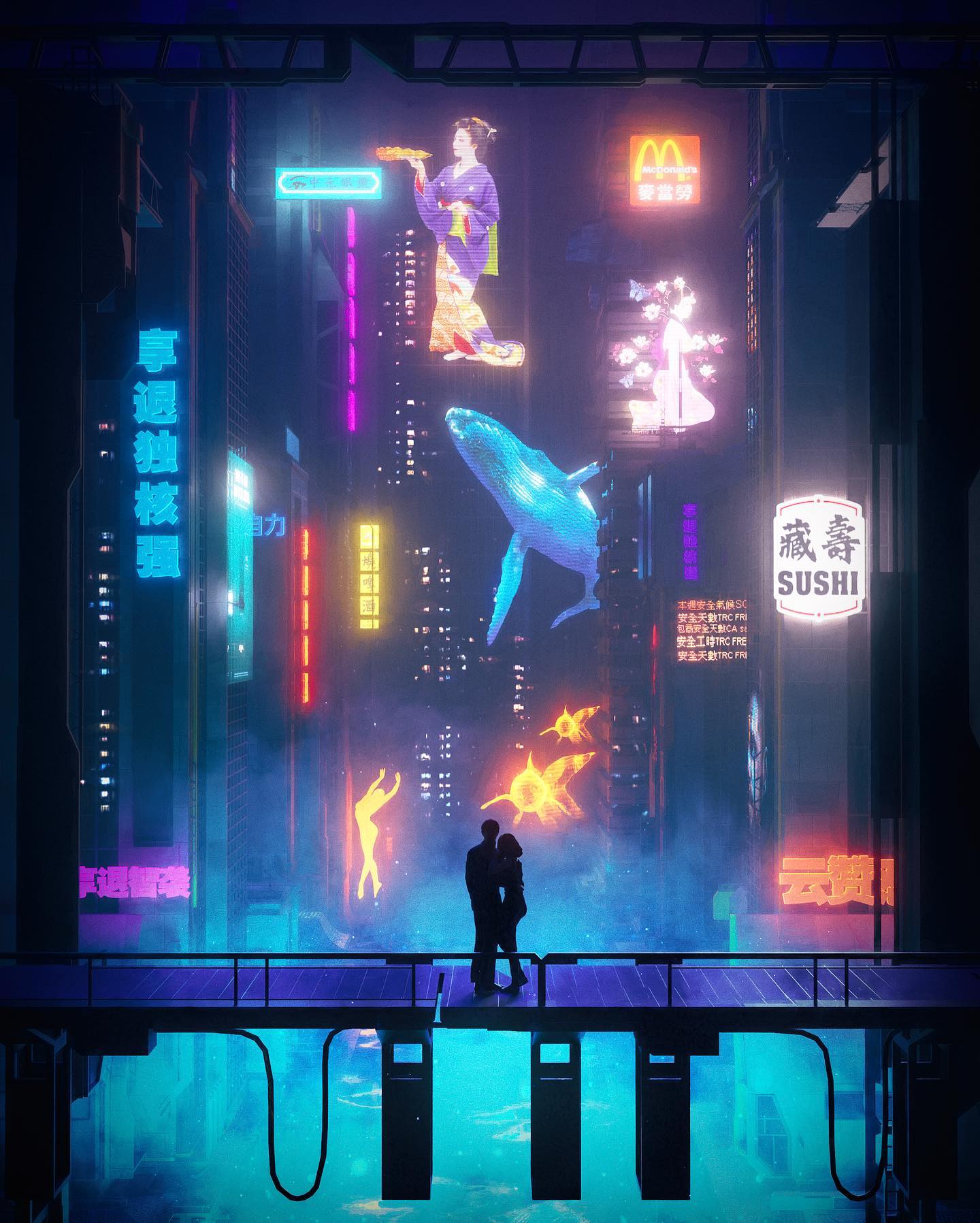 The Synthwave Dreams: Cool 3D Concept Art Works by Space Meerkat ...