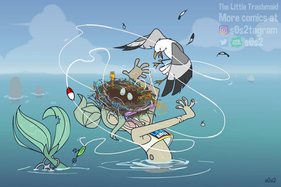 The Little Trashmaid: Artist Imagines Ariel in the 21st Century ...