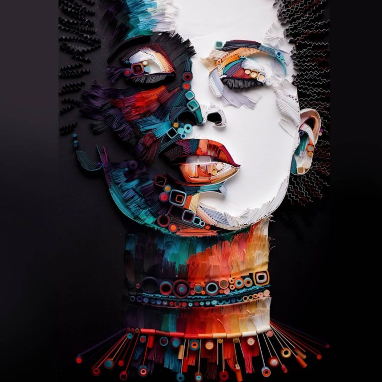 Artist Creates Handmade Illustrations Using Only Strips Of Paper ...