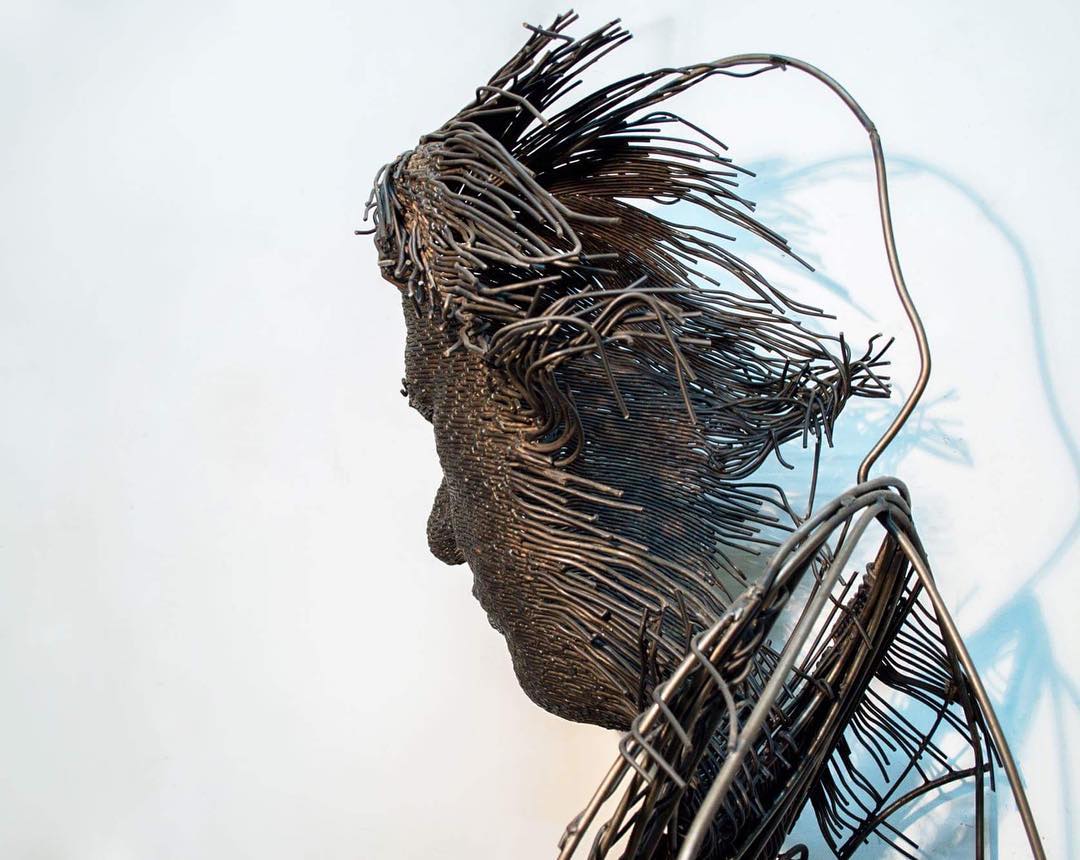 Artist Creates Superb Sculptures Using Industrial Metal Wires » Design ...