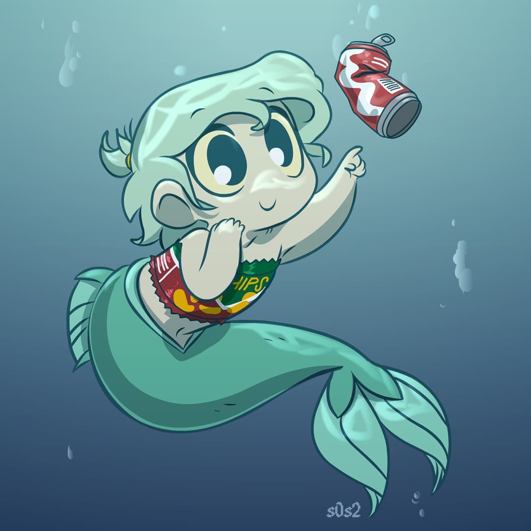 The Little Trashmaid: Artist Imagines Ariel in the 21st Century ...