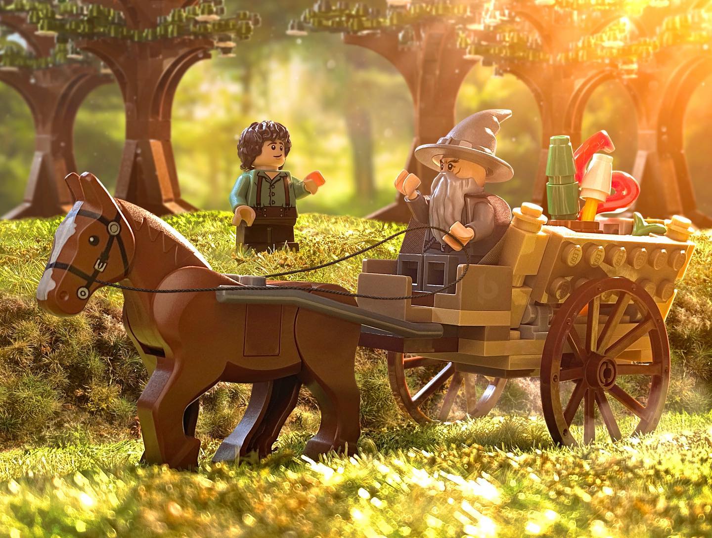 Artist Decided To Use Lego Figures In Order To Recreate Popular Movie ...